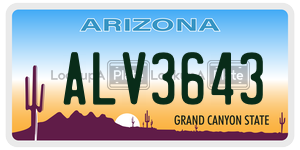 ALV3643 (AZ) License Plate: User Reports & Vehicle Information!