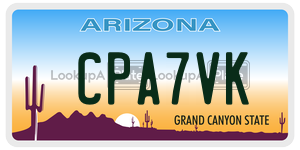 CPA7VK (AZ) License Plate: User Reports & Vehicle Information!