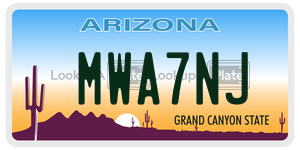 MWA7NJ (AZ) License Plate: User Reports & Vehicle Information!