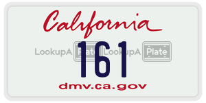161 (CA) License Plate: User Reports & Vehicle Information!