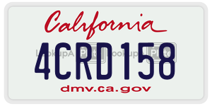 4CRD158 (CA) License Plate: User Reports & Vehicle Information!