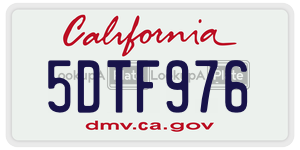5DTF976 (CA) License Plate: User Reports & Vehicle Information!