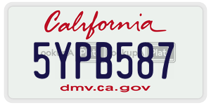 5YPB587 (CA) License Plate: User Reports & Vehicle Information!