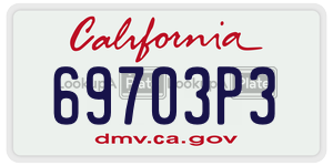 69703P3 (CA) License Plate: User Reports & Vehicle Information!