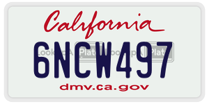 6NCW497 (CA) License Plate: User Reports & Vehicle Information!