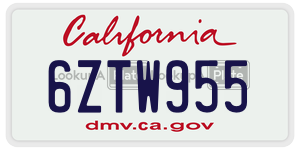6ZTW955 (CA) License Plate: User Reports & Vehicle Information!