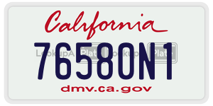 76580N1 (CA) License Plate: User Reports & Vehicle Information!