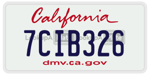 7CIB326 (CA) License Plate: User Reports & Vehicle Information!