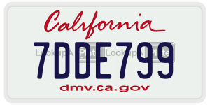 7DDE799 (CA) License Plate: User Reports & Vehicle Information!