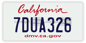 7DUA326 (CA) License Plate: User Reports & Vehicle Information!