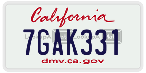 7GAK331 (CA) License Plate: User Reports & Vehicle Information!