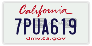 7PUA619 (CA) License Plate: User Reports & Vehicle Information!