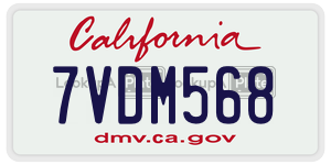7VDM568 (CA) License Plate: User Reports & Vehicle Information!