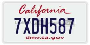 7XDH587 (CA) License Plate: User Reports & Vehicle Information!