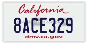 8ACE329 (CA) License Plate: User Reports & Vehicle Information!