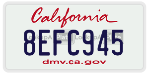8EFC945 (CA) License Plate: User Reports & Vehicle Information!