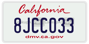 8JCC033 (CA) License Plate: User Reports & Vehicle Information!