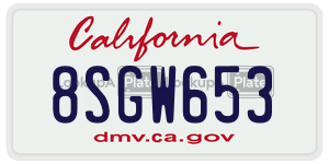 8SGW653 (CA) License Plate: User Reports & Vehicle Information!