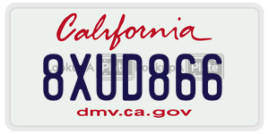 8XUD866 (CA) License Plate: User Reports & Vehicle Information!