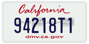 94218T1 (CA) License Plate: User Reports & Vehicle Information!