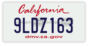9LDZ163 (CA) License Plate: User Reports & Vehicle Information!
