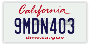 9MDN403 (CA) License Plate: User Reports & Vehicle Information!