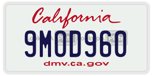 9MOD960 (CA) License Plate: User Reports & Vehicle Information!