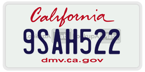 9SAH522 (CA) License Plate: User Reports & Vehicle Information!