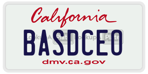 BASDCEO (CA) License Plate: User Reports & Vehicle Information!