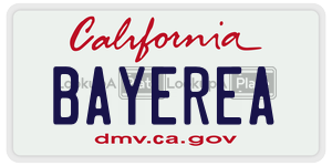 BAYEREA (CA) License Plate: User Reports & Vehicle Information!
