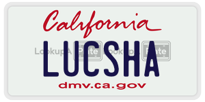 LUCSHA (CA) License Plate: User Reports & Vehicle Information!