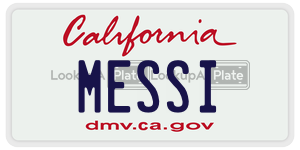 MESSI (CA) License Plate: User Reports & Vehicle Information!