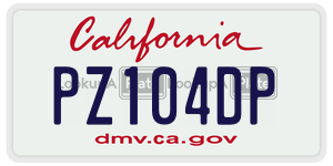 PZ104DP (CA) License Plate: User Reports & Vehicle Information!