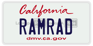 RAMRAD (CA) License Plate: User Reports & Vehicle Information!
