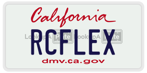RCFLEX (CA) License Plate: User Reports & Vehicle Information!