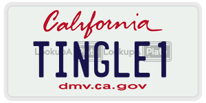 TINGLE1 (CA) License Plate: User Reports & Vehicle Information!
