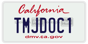 TMJDOC1 (CA) License Plate: User Reports & Vehicle Information!