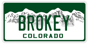 BROKEY (CO) License Plate: User Reports & Vehicle Information!