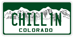 CHILL1N (CO) License Plate: User Reports & Vehicle Information!
