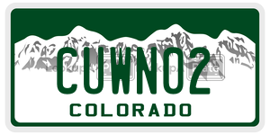CUWN02 (CO) License Plate: User Reports & Vehicle Information!
