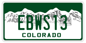 EBWS13 (CO) License Plate: User Reports & Vehicle Information!