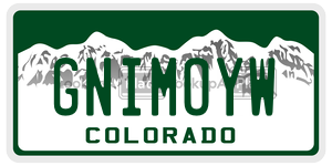 GNIMOYW (CO) License Plate: User Reports & Vehicle Information!