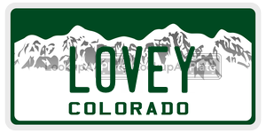 LOVEY (CO) License Plate: User Reports & Vehicle Information!