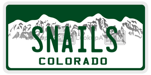 SNAILS (CO) License Plate: User Reports & Vehicle Information!