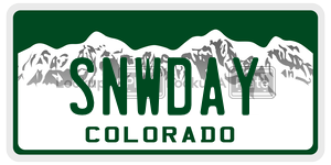 SNWDAY (CO) License Plate: User Reports & Vehicle Information!