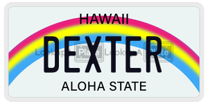 DEXTER (HI) License Plate: User Reports & Vehicle Information!