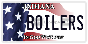 BOILERS (IN) License Plate: User Reports & Vehicle Information!
