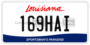 169HAI (LA) License Plate: User Reports & Vehicle Information!