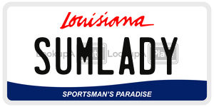 SUMLADY (LA) License Plate: User Reports & Vehicle Information!