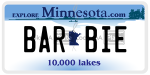 BARBIE (MN) License Plate: User Reports & Vehicle Information!